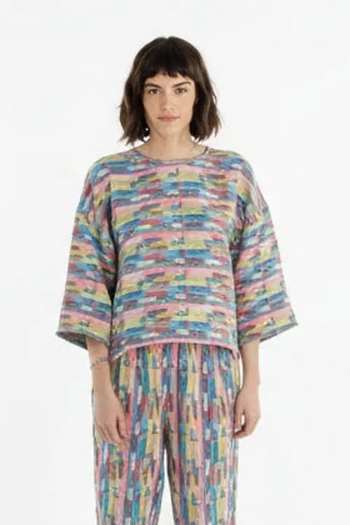 Ace & Jig Crew Neck Play Top - Trivia