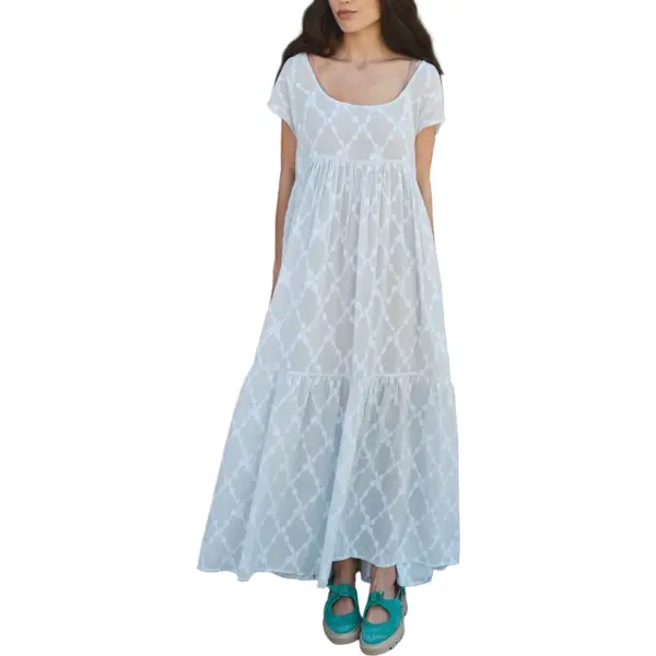 Ace & Jig Loulou Tiered Low Scoop Maxidress - Sonnet