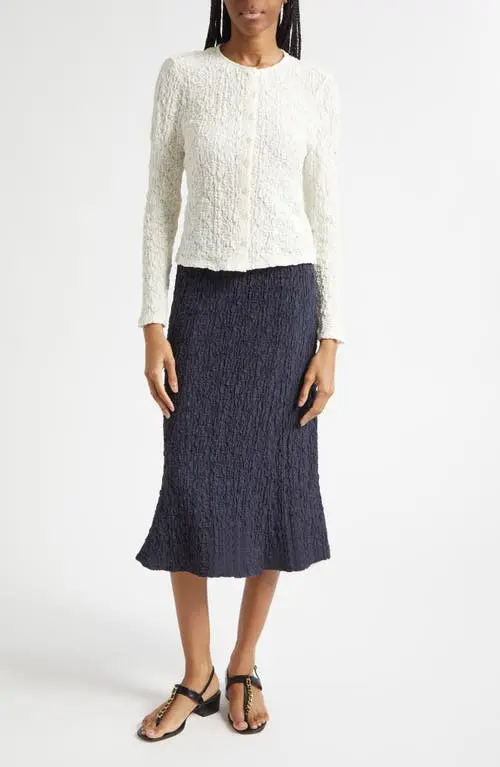 Veronica Beard Massimo Cotton-blend Lace Midi Skirt