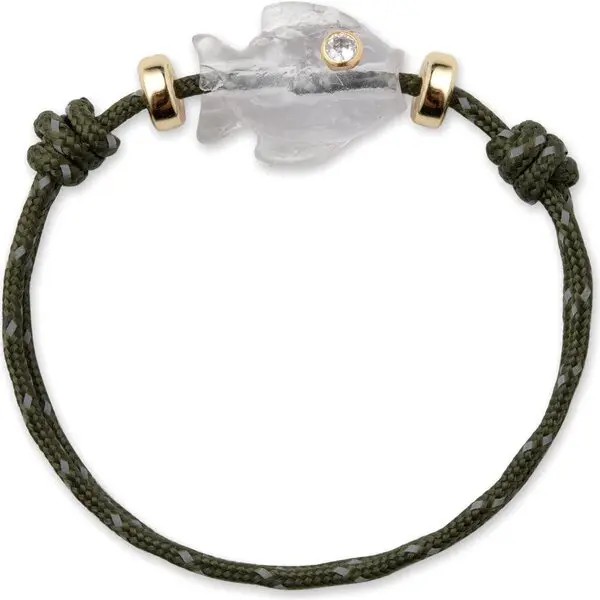 Éliou Mazu Cord Bracelet - Green