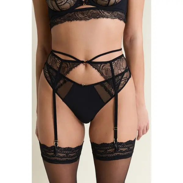 ETAM Vertige Garter Belt - Black