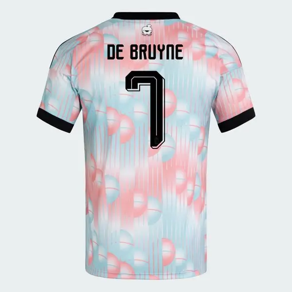 Adidas Belgium 26 Away De Bruyne Jersey - Frozen Blue / Black / Soccr-bg2