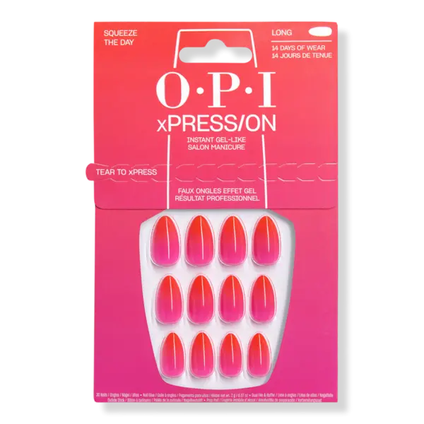 OPI Xpress/on Summer Collection - Squeeze The Day