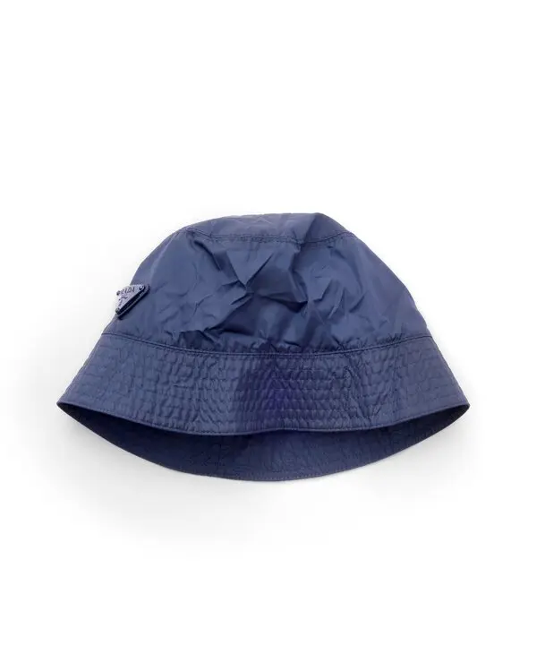 Prada Foldable Re-nylon Bucket Hat - Blue