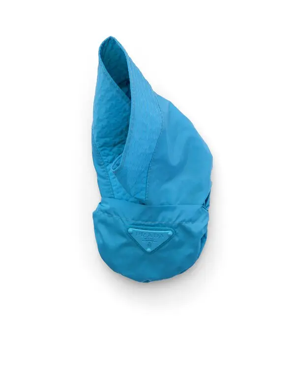 Prada Foldable Re-nylon Bucket Hat - Light Blue