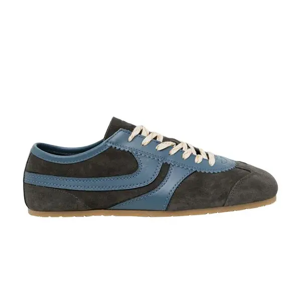 Dries Van Noten Leather Snesker 'steel