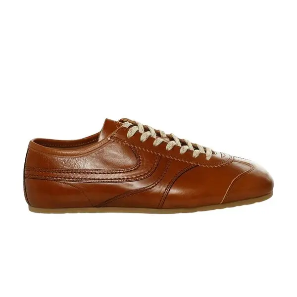 Dries Van Noten Calf Leather Sneakers - Brown