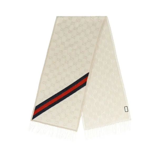 Gucci Nikky Wool Scarf 'sand - Tan