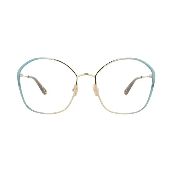 Chloé Square Metal Optical Frames - Blue