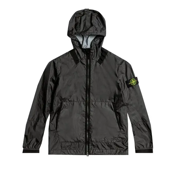 Stone Island Hooded Jacket - Black