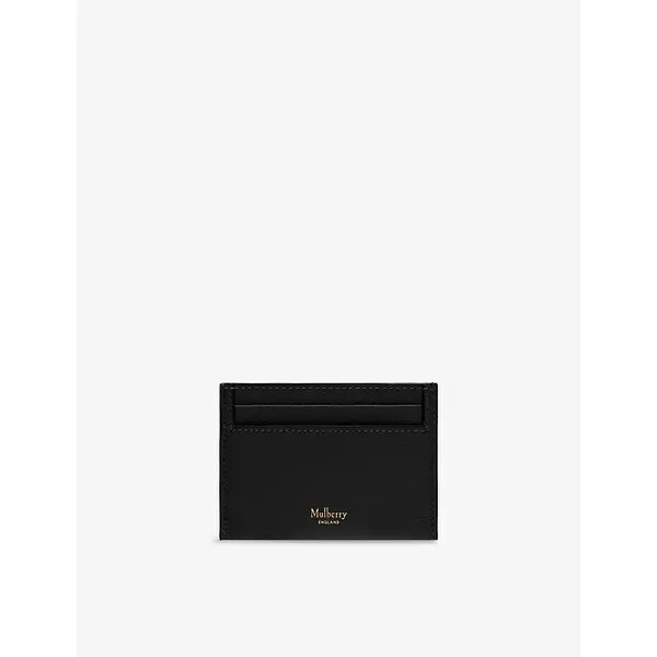 Mulberry Continental Grained Leather Card Holder - Black