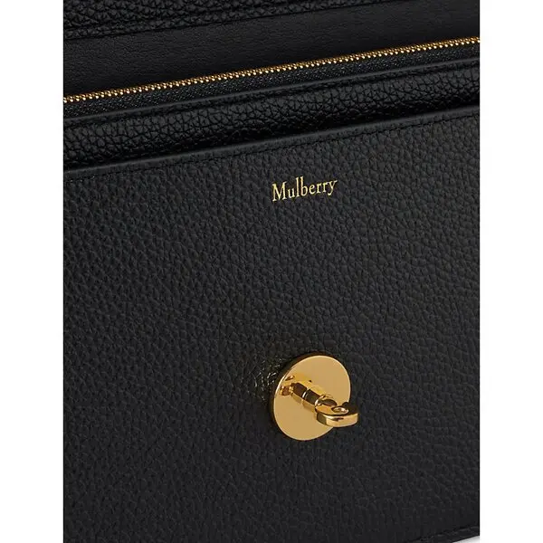 Mulberry Darley Leather Clutch Bag - Black