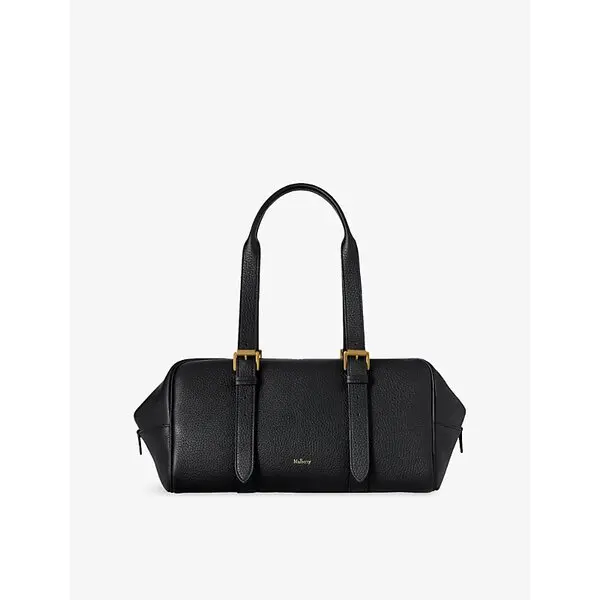 Mulberry Leather Boston Shoulder Bag - Black