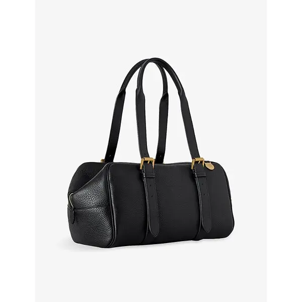 Mulberry Leather Boston Shoulder Bag - Black