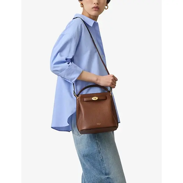 Mulberry Islington Small Leather Bucket Bag - Oak