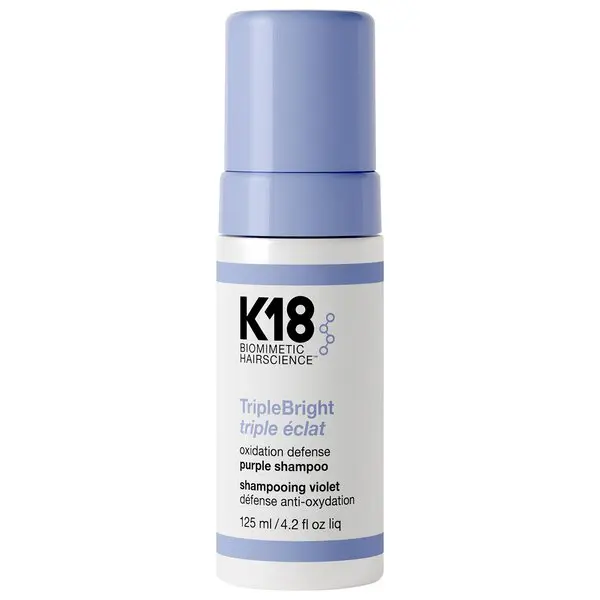 K18 Triplebright Oxidation Defense Purple Shampoo Foam - One-color