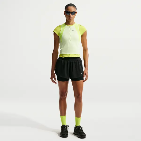 Nike Dri-fit 2-in-1 Mesh Running Shorts - Black