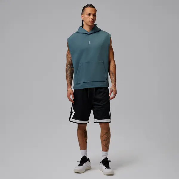 JORDAN Sport Hoop Fleece Dri-fit Sleeveless Pullover Hoodie