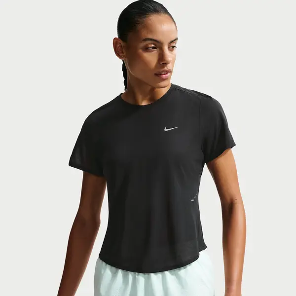 Nike Swift Breathe Dri-fit Short-sleeve Running Top - Black