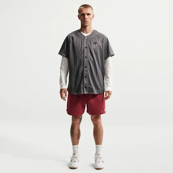 Nike Club French Terry Flow Shorts - Red