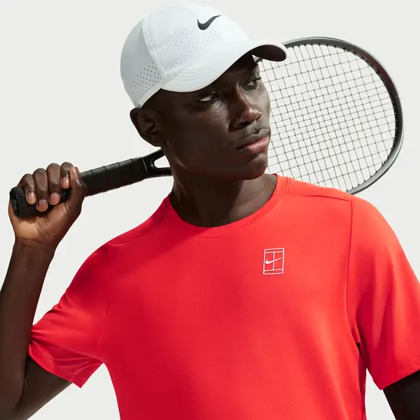 Nike Court Advantage Dri-fit Tennis Top - Red