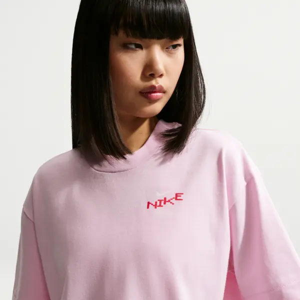 Nike Oversized Mod-cropped T-shirt - Pink