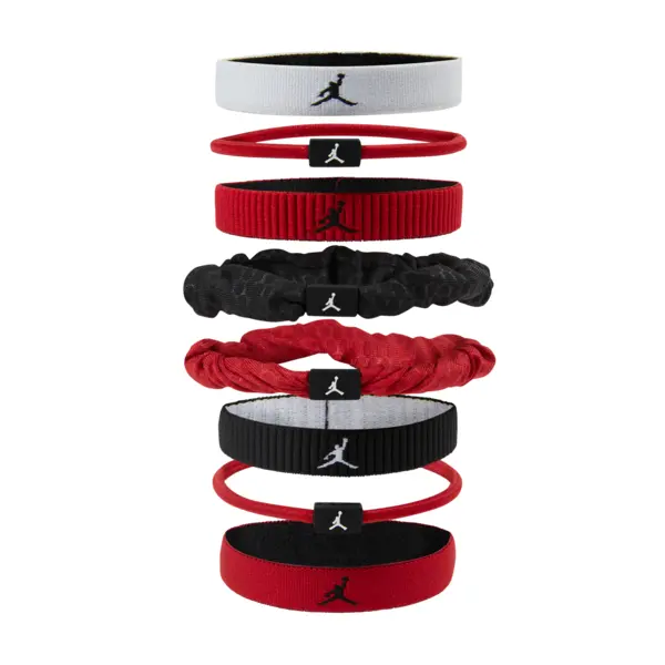JORDAN Sport Mixed Elastic Hair Ties - White