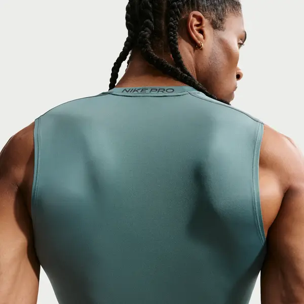Nike Pro Dri-fit Tight Sleeveless Fitness Top - Grey