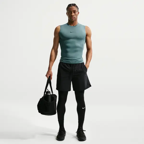 Nike Pro Dri-fit Tight Sleeveless Fitness Top - Grey