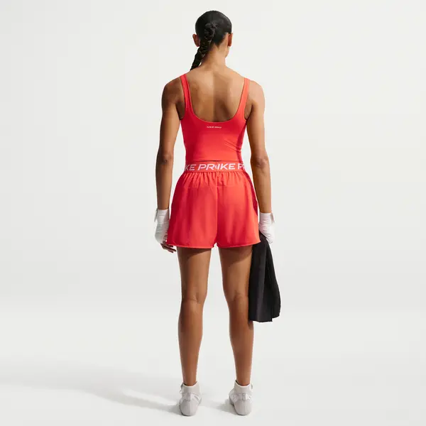 Nike Pro Sculpt -support Padded Sports Bra Tank Top - Red