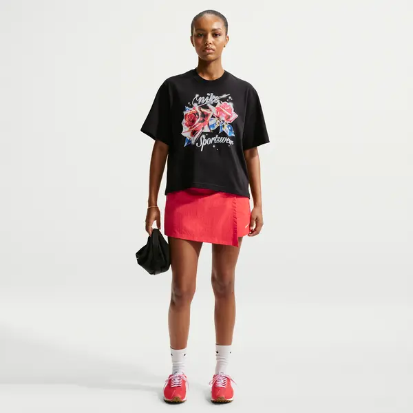 Nike Sportswear Mid-rise Skort - Red