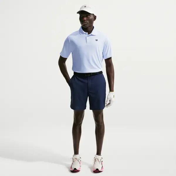 Nike Par Dri-fit Chest Logo Golf Polo - Grey
