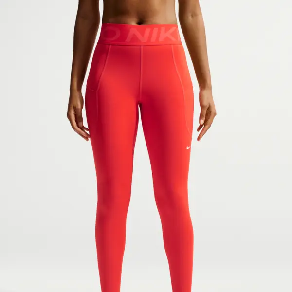 Nike Pro Sculpt High-waisted 7/8 Leggings With Pockets - Red