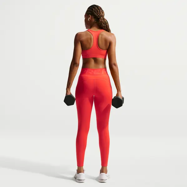Nike Pro Sculpt High-waisted 7/8 Leggings With Pockets - Red