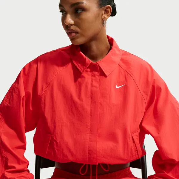 Nike Sportswear Oversized Coaches Jacket - Red