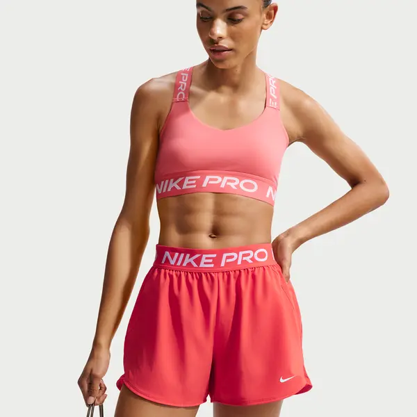 Nike Pro 2-in-1 Shorts - Red