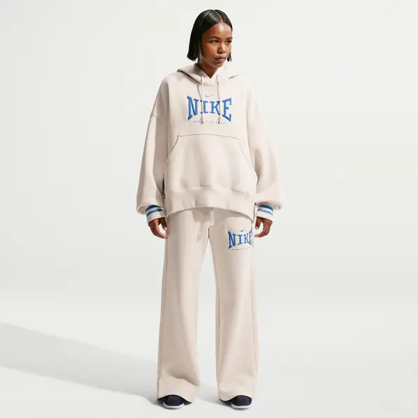 Nike Sportswear Phoenix Fleece High-waisted Wide-leg Pants - Brown