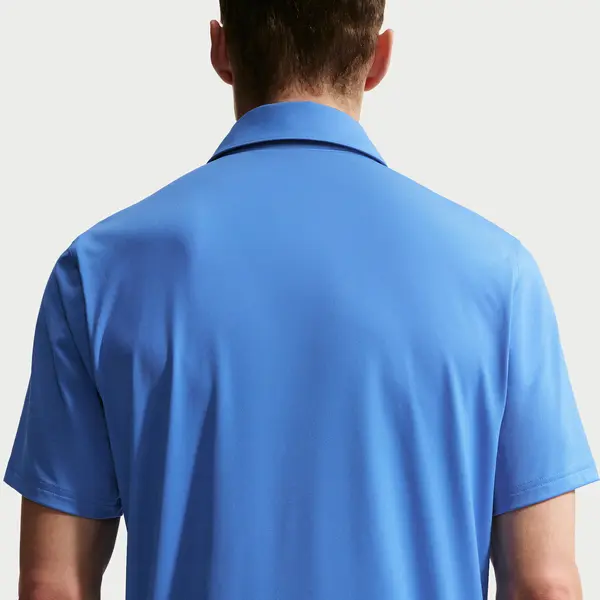 Nike Velocity Dri-fit Chest Logo Golf Polo - Blue