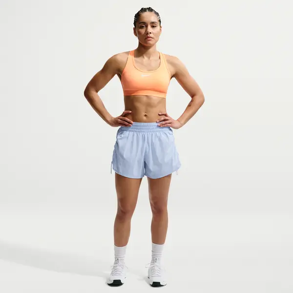 Nike One Dri-fit Brief-lined High-waisted 5" Shorts - Blue