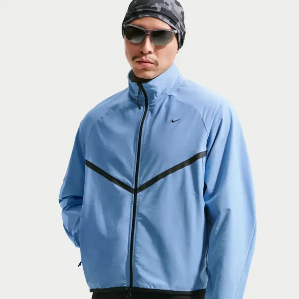 Nike Sportswear Tech Dri-fit Shori Knit Track Jacket - Blue