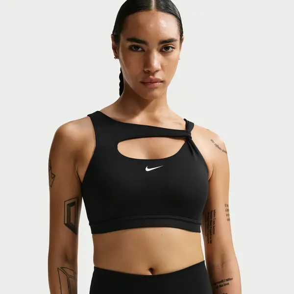Nike One Medium-support Padded Sports Bra - Black