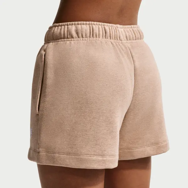 Nike Sportswear Club Fleece Mid-rise Shorts - Brown