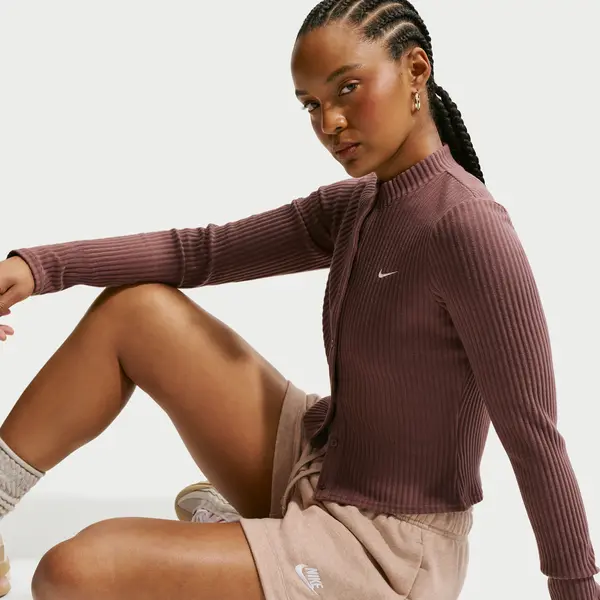Nike Sportswear Club Fleece Mid-rise Shorts - Brown