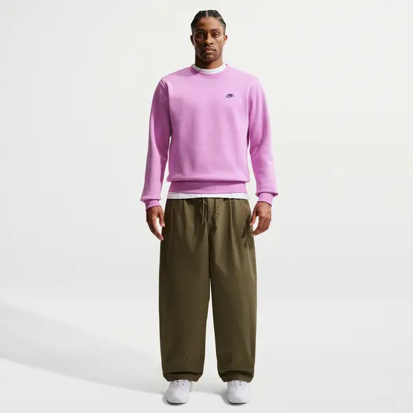 Nike Club Fleece Crew - Purple