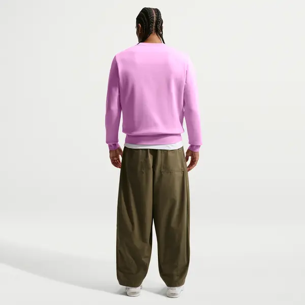 Nike Club Fleece Crew - Purple