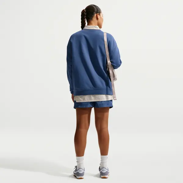 Nike Sportswear Club Fleece Loose Crew-neck Sweatshirt - Blue