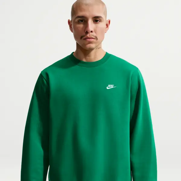 Nike Club Fleece Crew - Green