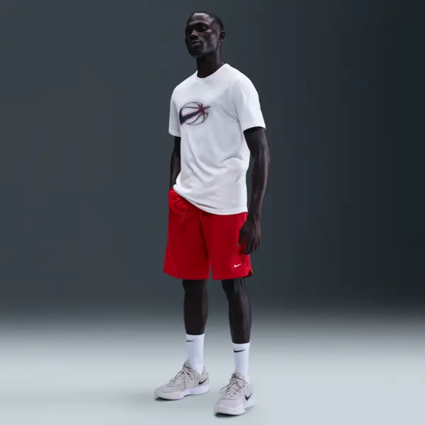 Nike Dna Academy Dri-fit 11" Basketball Shorts - Red