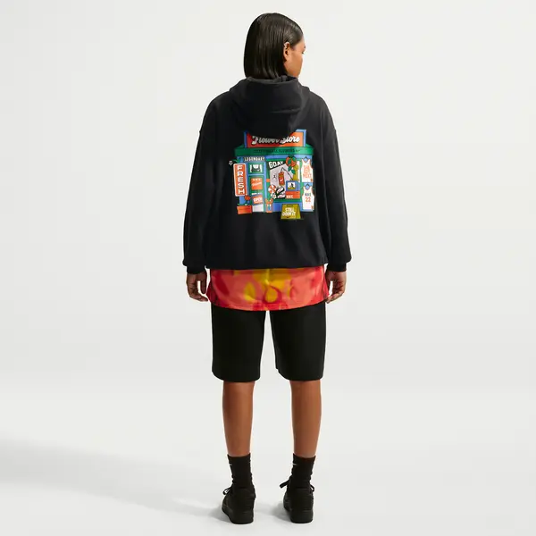 Nike Phoenix Fleece Oversized Pullover Basketball Hoodie