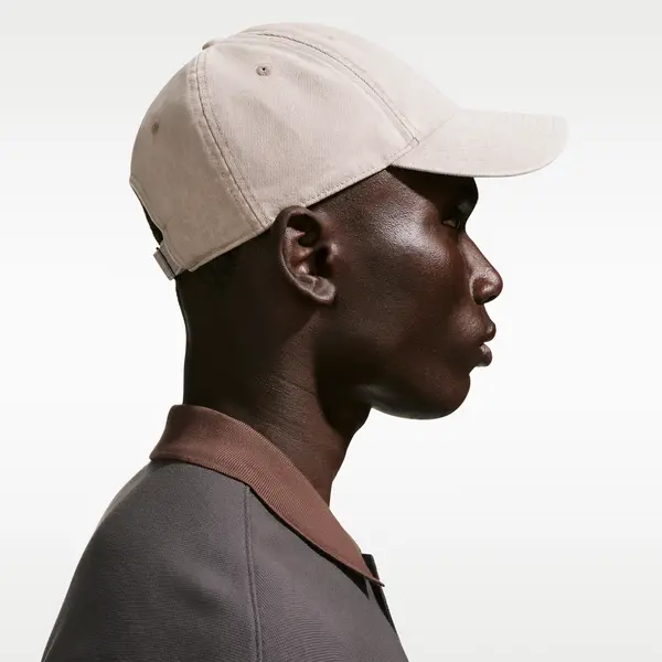 Nike Club Unstructured Denim Cap - Grey